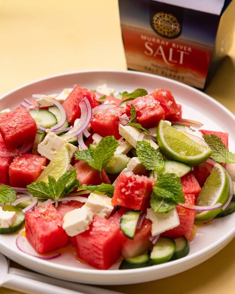 Summer Watermelon Salad - Murray River Salt